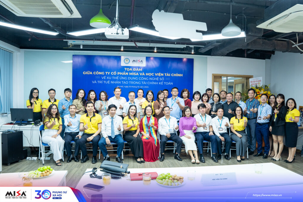 Lãnh đạo Học viện Tài chính tới thăm và tọa đàm cùng MISA về xu thế ứng ...